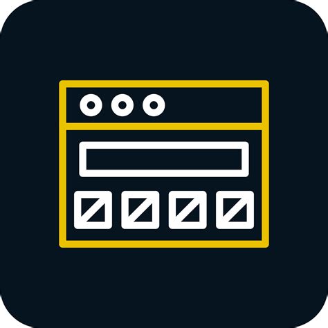 Ui Wireframe Vector Icon Design 20996675 Vector Art At Vecteezy