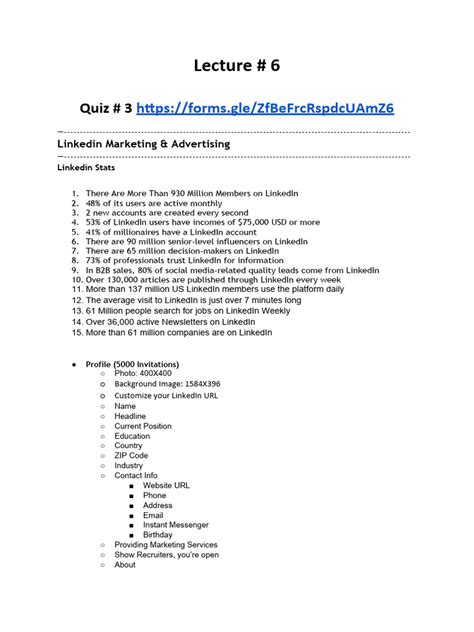 Lecture 6 Download Free Pdf Linked In Recruitment