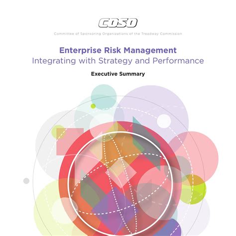 2017 Coso Erm Integrating With Strategy And Performance Executive Summary Pdf Docdroid