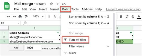 Send The Same Mail Merge To New Recipients On The Same Sheet