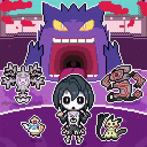Allister Pokemon Pixelart By Hekigahoge On Deviantart