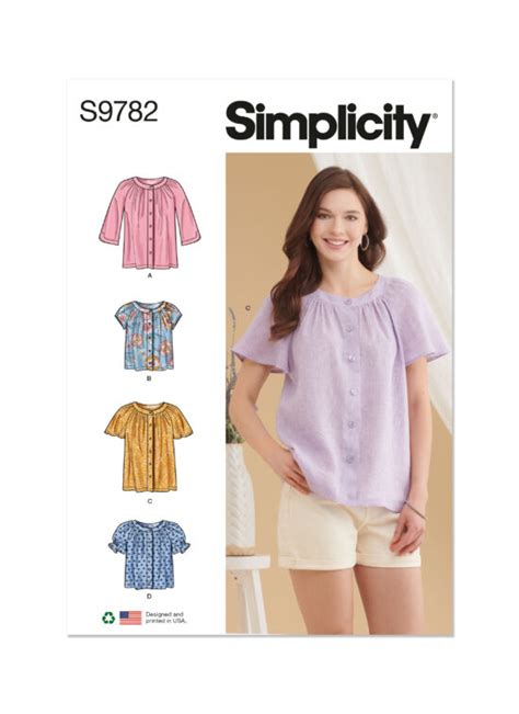 Simplicity 9782 Sewing Pattern Remnant House Fabric