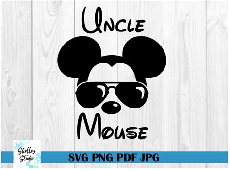 Uncle Svg Mickey Uncle Svg Disney Uncle Svg Uncle Mouse Etsy