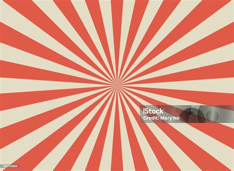 햇빛 복고풍 은 수평 배경을 퇴색 옅은 빨간색과 베이지 색이 터지는 배경 판타지 벡터 일러스트레이션 광대한에 대한 스톡 벡터 아트 및 기타 이미지 Istock