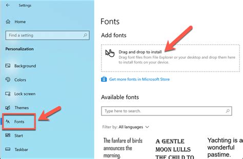 How To Install Fonts On Windows 10