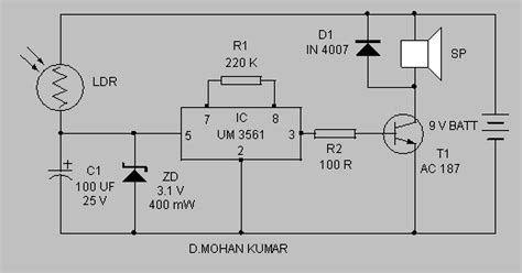 Electronic Locker Guard Control Circuit Circuit Diagram SeekIC Com