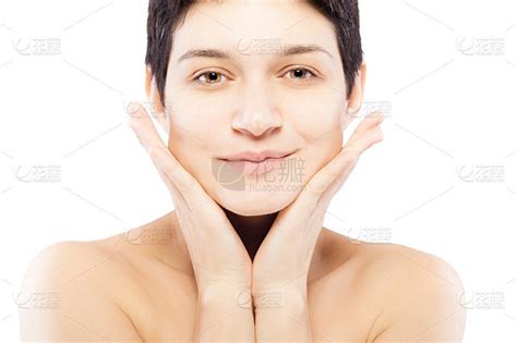 女孩与短头发肖像