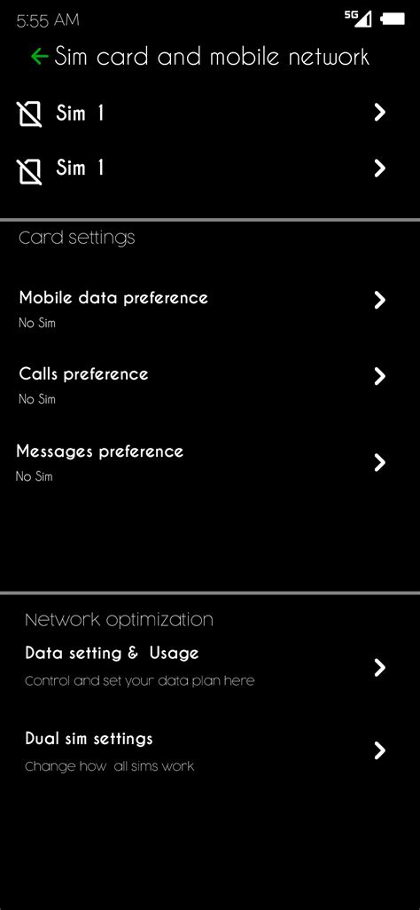 Phone Sim And Network Setting Ui Dailyui 007 By Richard Samuels On Dribbble