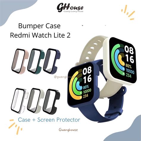 Jual Bumper Case Redmi Watch Lite Screen Protector In Redmi Watch Lite Casing Redmi