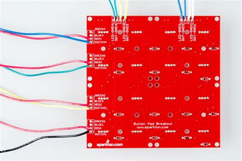 Button Pad Hookup Guide SparkFun Learn