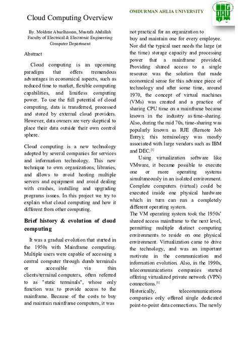pdf cloud computing overview