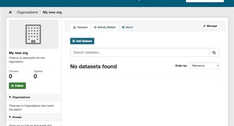Datasets Not Listed On The Dataset View · Issue 5906 · Ckanckan · Github