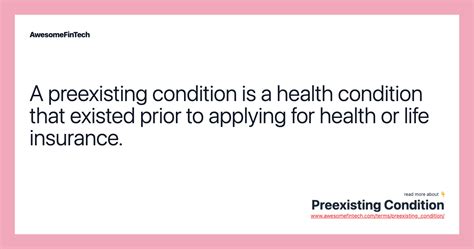 Preexisting Condition Awesomefintech Blog