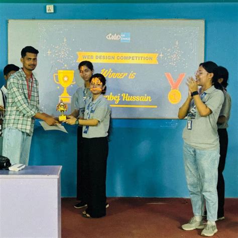 Prabej Hussain On Linkedin Excited To Announce I Secured 1st Place At The Web Design