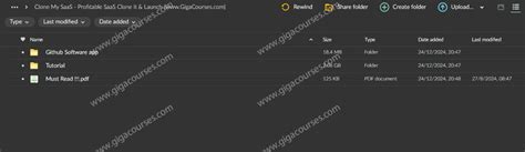 Clone My Saas Profitable Saas Clone It And Launch Giga Courses