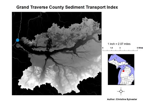 GIS Rocks Sediment Transport Index