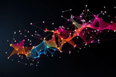 Premium Ai Image Abstract Background Functions Of Complex Networks