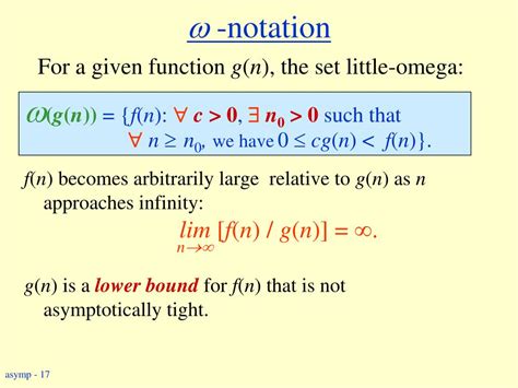 ppt asymptotic notation review of functions and summations powerpoint
