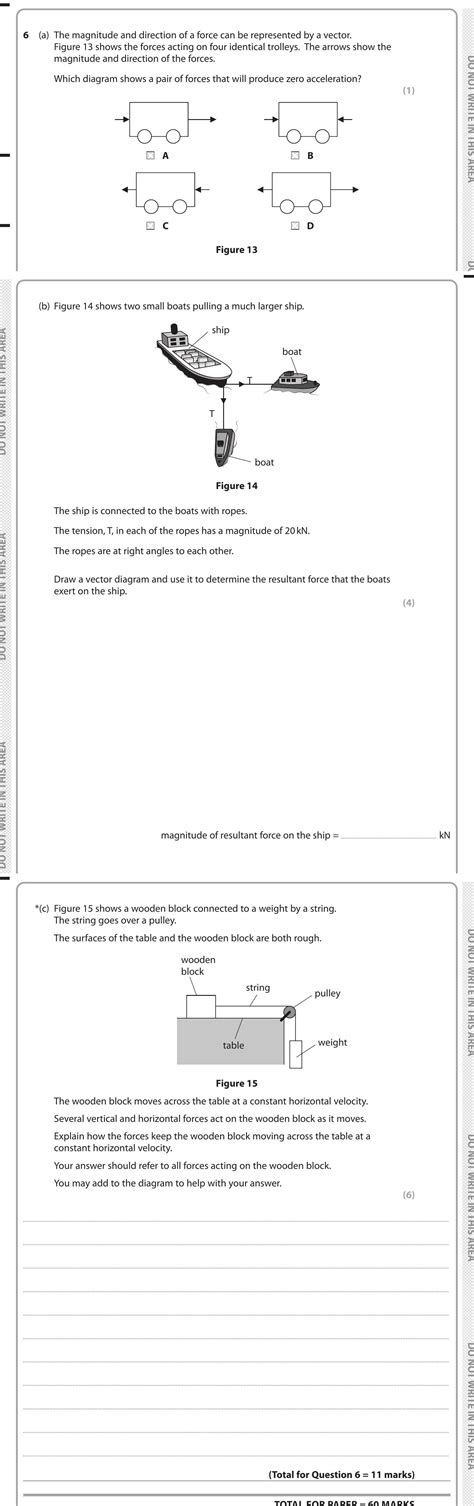 Gcse Edexcel Physics Combined Science Current 6 A The Magnitude And Directi