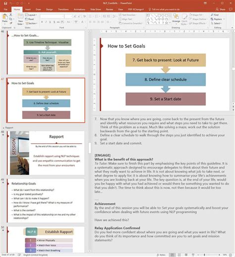 Nlp Core Skills Training Course Materials Skills Converged