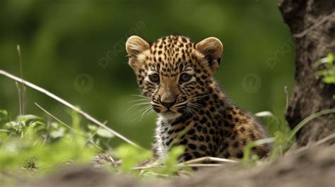 풀밭에 누워있는 아기 표범 고양이 사진 견습생 고화질 사진 사진 배경 일러스트 및 사진 무료 다운로드 Pngtree