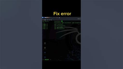 Fix Error Unable To Resolve Hostname Kali Linux Youtube