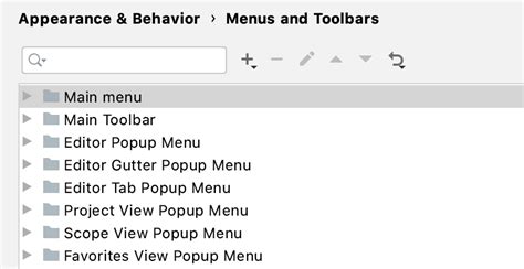 Menus And Toolbars Help PhpStorm