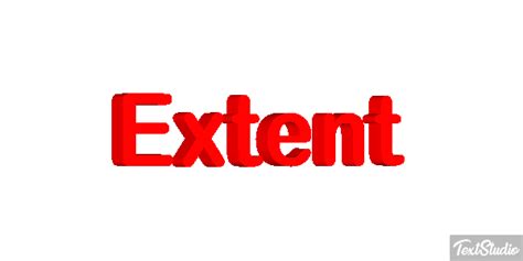Extent Word Animated  Logo Designs