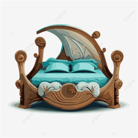 Bed Clipart 3d Illustration Octopus Bed Illustration Cartoon Vector Bed Clipart Cartoon Png