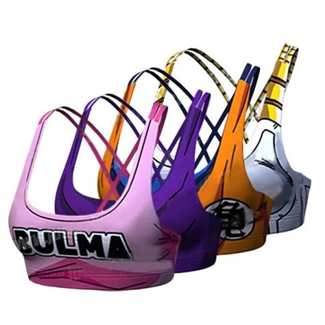 Goku Vegeta Soutien Gorge Push Up Sexy Pour Femme Coupe Basse Sous Vêtements En U Soutiens Gorge