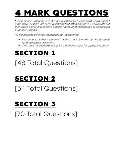 4 Mark Questions History Pdf
