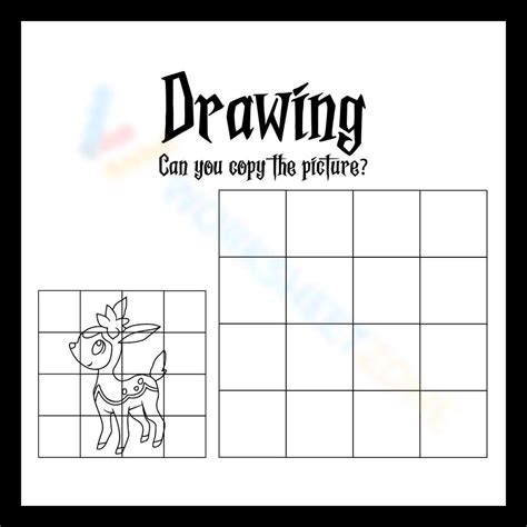 Simple Grid Drawing Worksheet