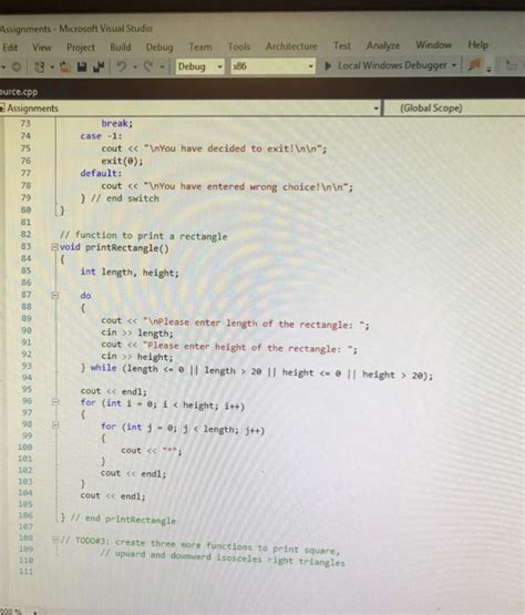 Solved Programming 4 User Defined Functions Printurtriangle