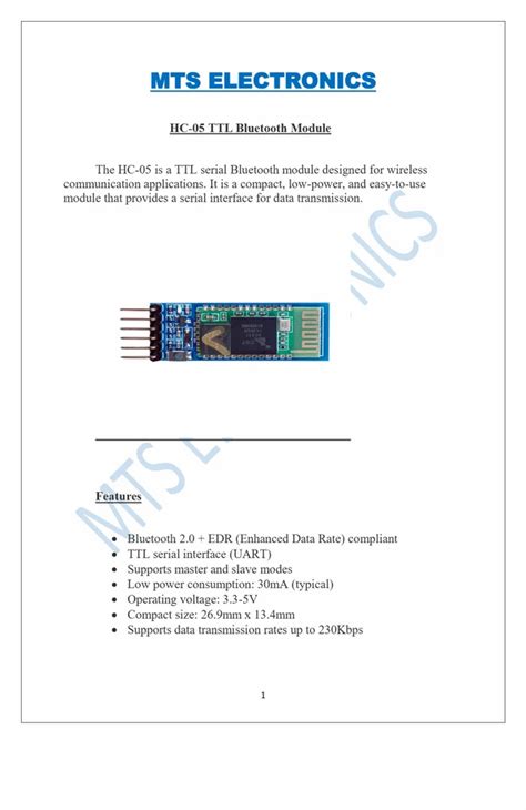 Hc05 Bluetooth Module With Ttl Output At ₹ 185piece Chinchwad Pune