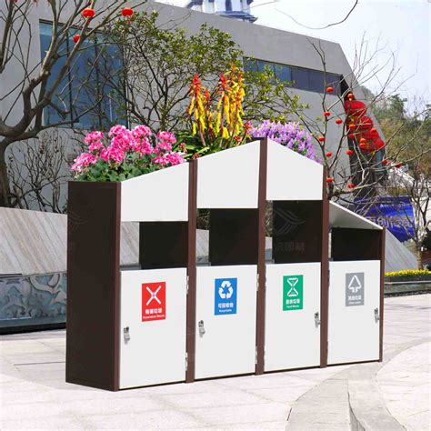 分类垃圾箱 产品中心 苏州彩格尔花箱厂家