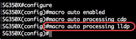 Configure Smartport Properties On A Switch Through The Cli Cisco