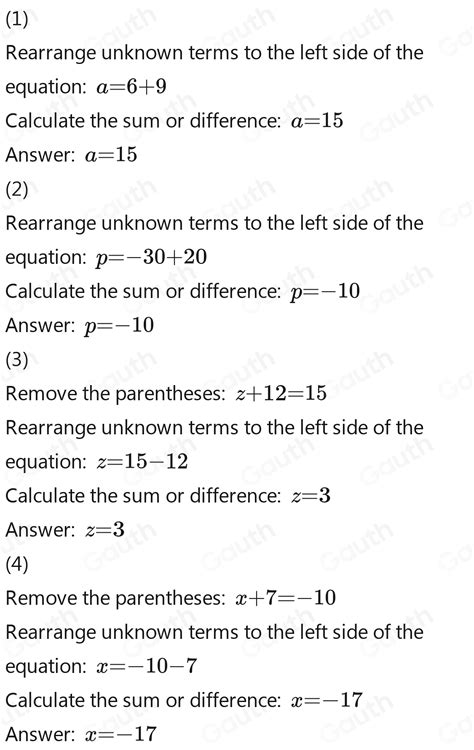 Solved Write Each Subtraction Equation As An Addition Equation A A 9