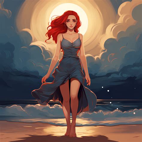 Download Ai Generated Woman Red Head Royalty Free Stock Illustration