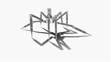 Artstation Spider Bot V3 Rigged And Animated Game Assets