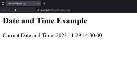 Jstl Formatting Tag Geeksforgeeks