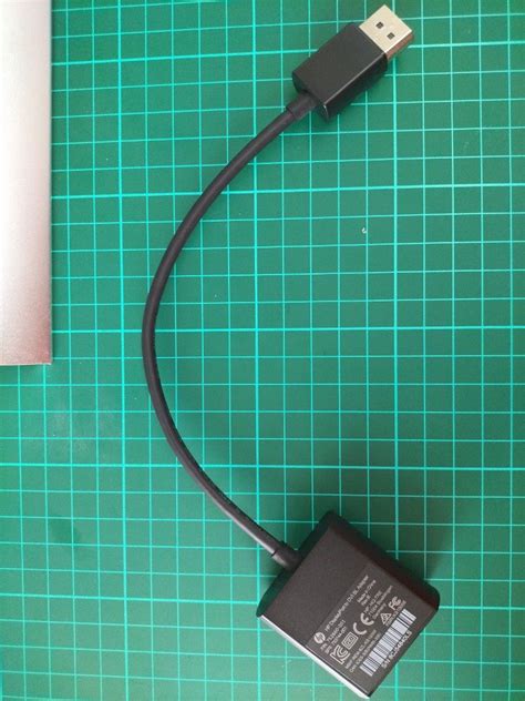 Original HP DisplayPort DP To DVI SL Adapter Cable For Display Monitor Computers Tech
