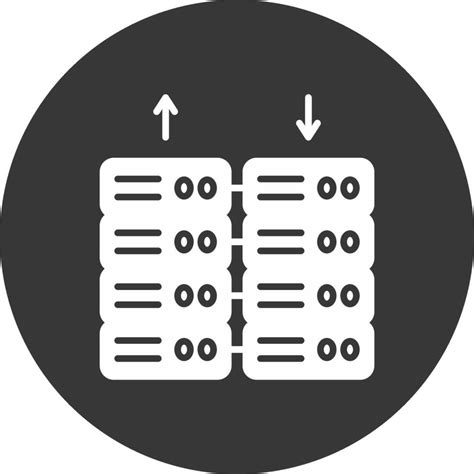 Data Center Glyph Inverted Icon 43427645 Vector Art At Vecteezy