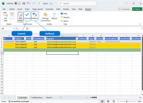 Excel To Mailchimp Integration Connect Import Edit And Load Data