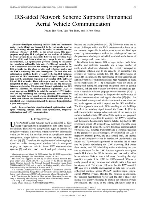 Pdf Irs Aided Network Scheme Supports Unmanned Aerial Vehicle