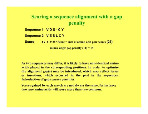 Sequence Analysis Pairwise Alignment Pdf