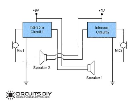 Intercom Circuit Using Transistors Transistors Used Cell Phones Circuit