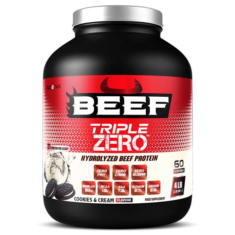 Laperva Beef Triple Zero Hydrolyzed Cookies And Cream 4 Lb Halal