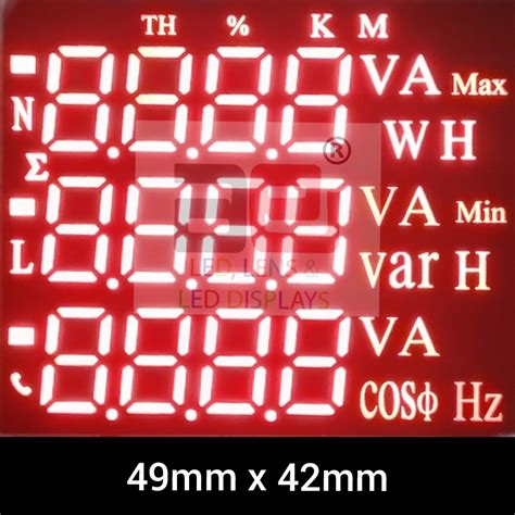 Seven Segment Display Module 49mm X 42mm Galaxy Brand