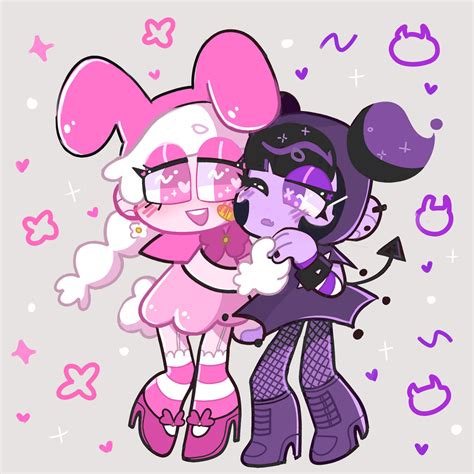 My Melody X Kuromi By Ripketsu On Deviantart