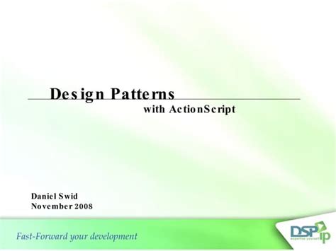 Design Pattern With Actionscript Ppt